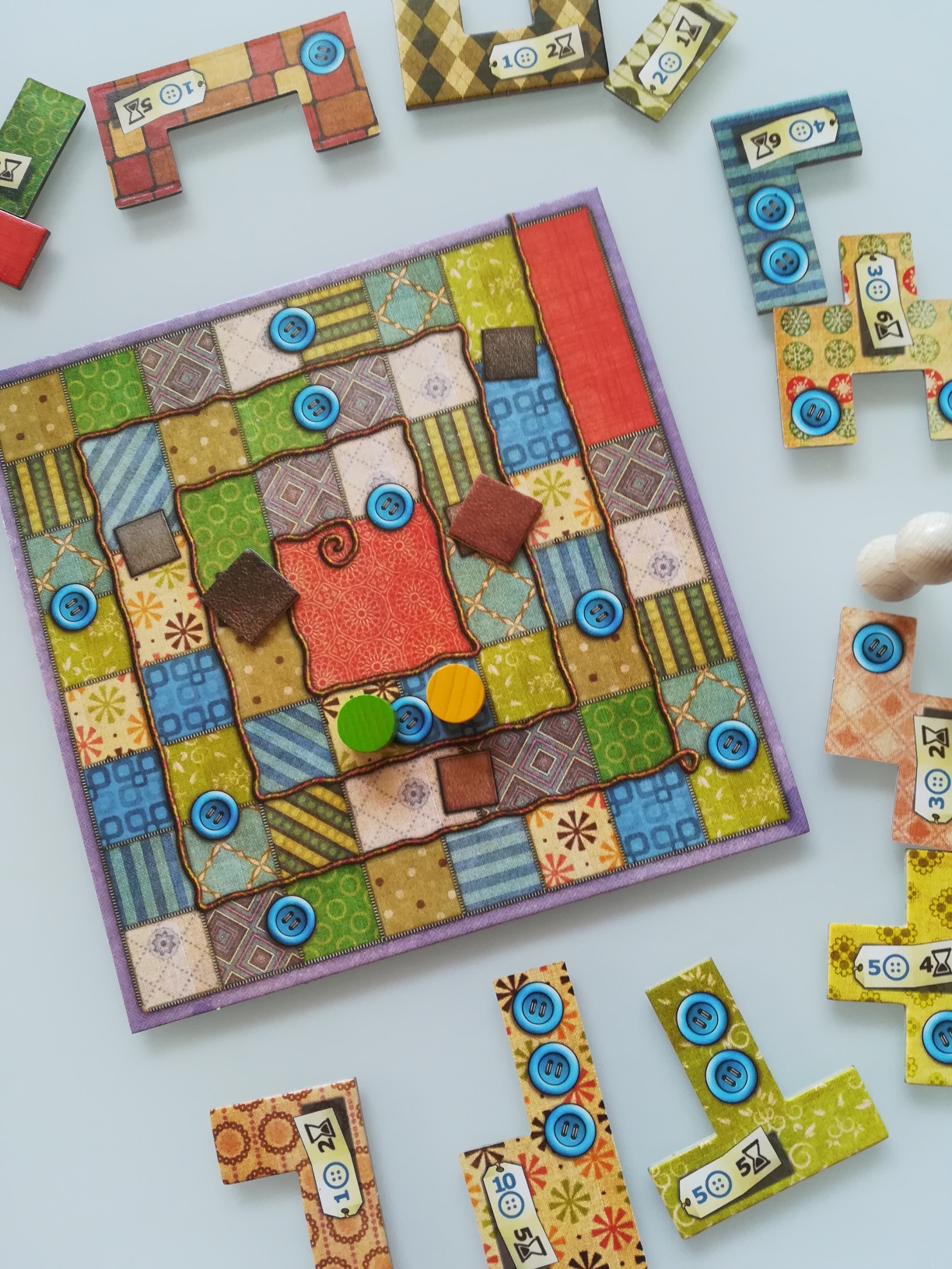 Test de jeu : Patchwork - Le blog de baby'tems